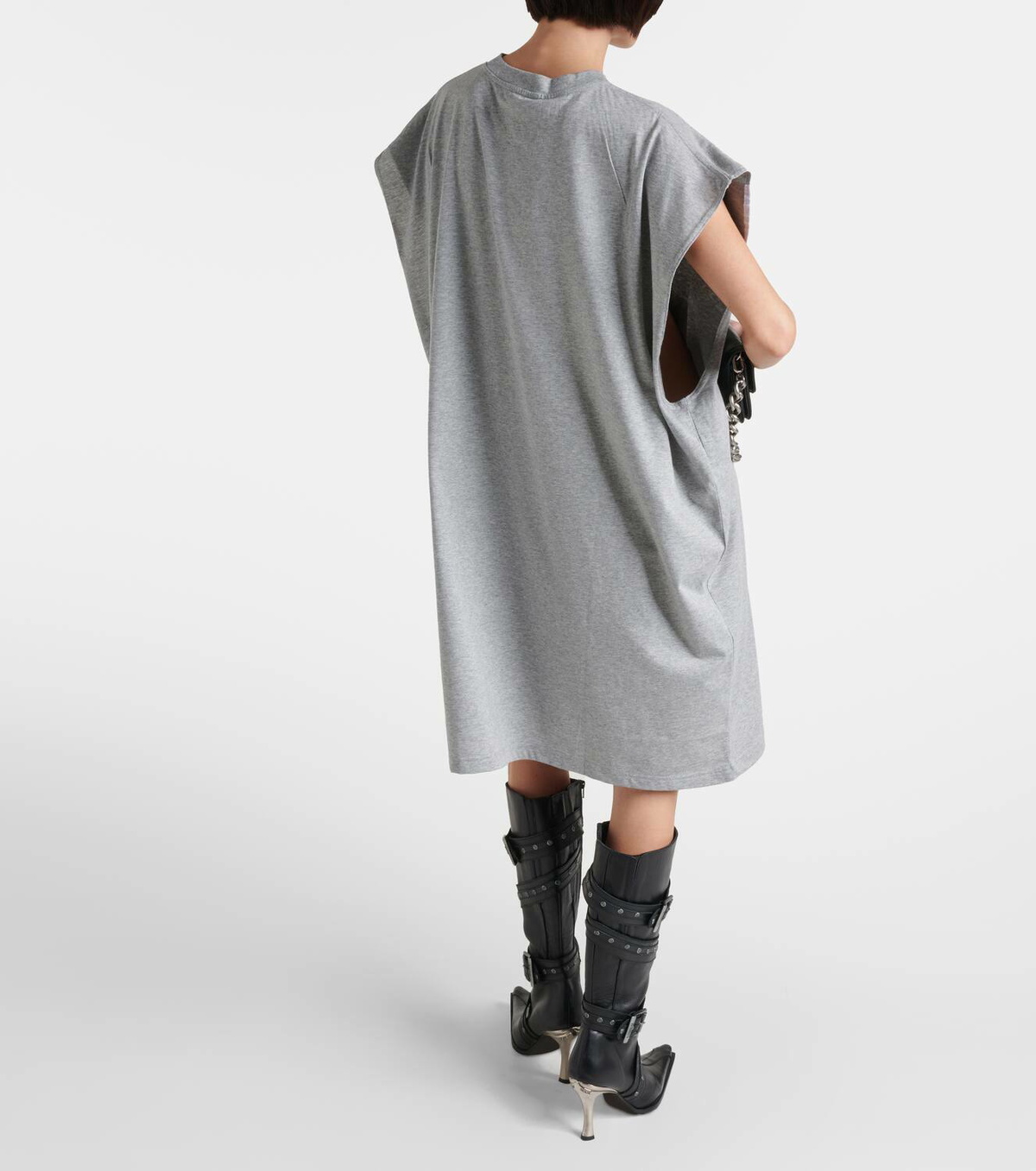 Y/Project Logo cotton jersey minidress Y/Project