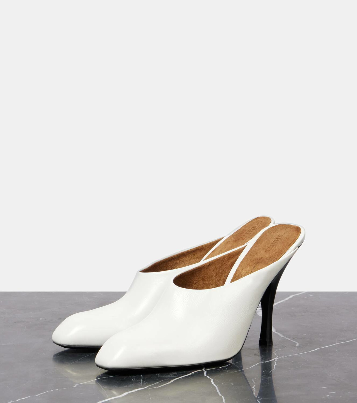 Khaite Colt 100 leather mules Khaite