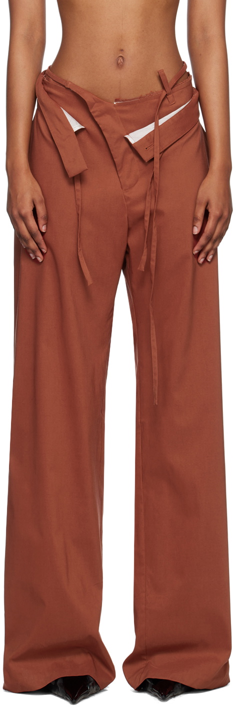 Ottolinger Orange Double Fold Trousers Ottolinger