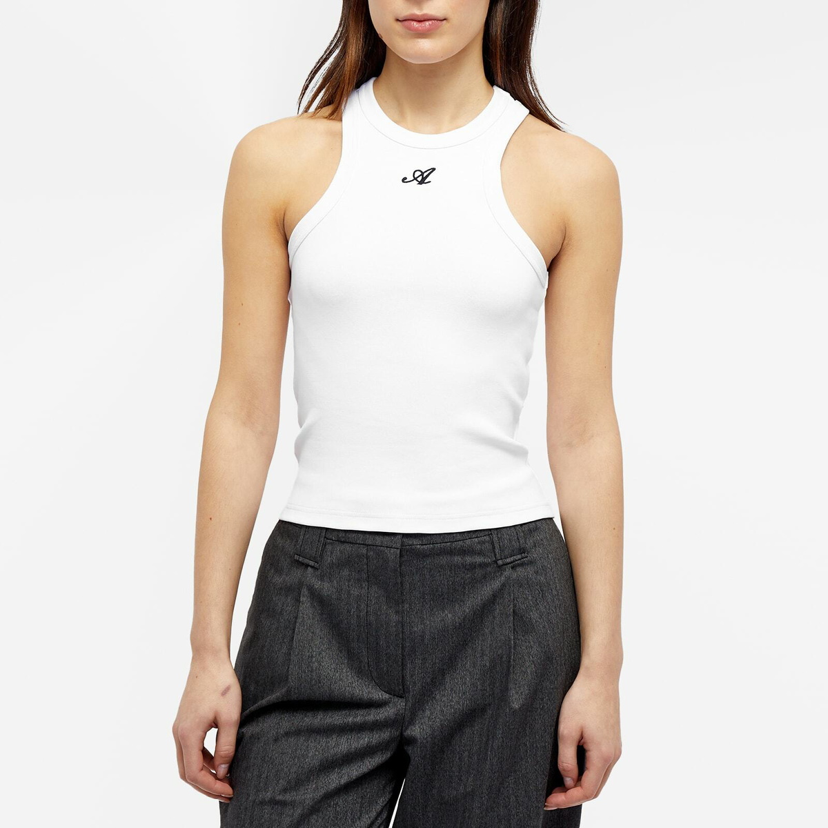 Axel Arigato Women's Signature Tank Top in White Axel Arigato