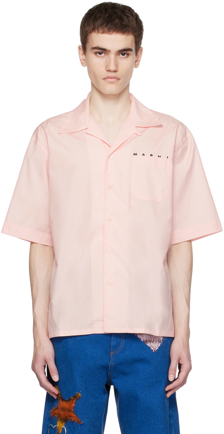 Marni Pink Printed Shirt Marni