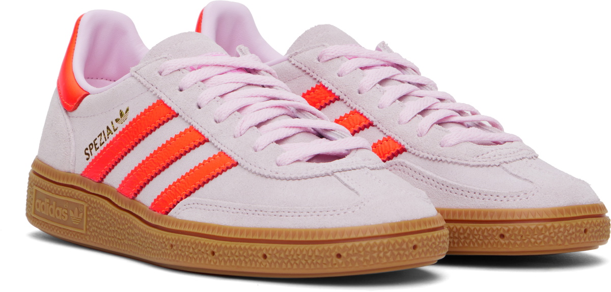 adidas Originals Pink & Orange Handball Spezial Sneakers adidas Originals