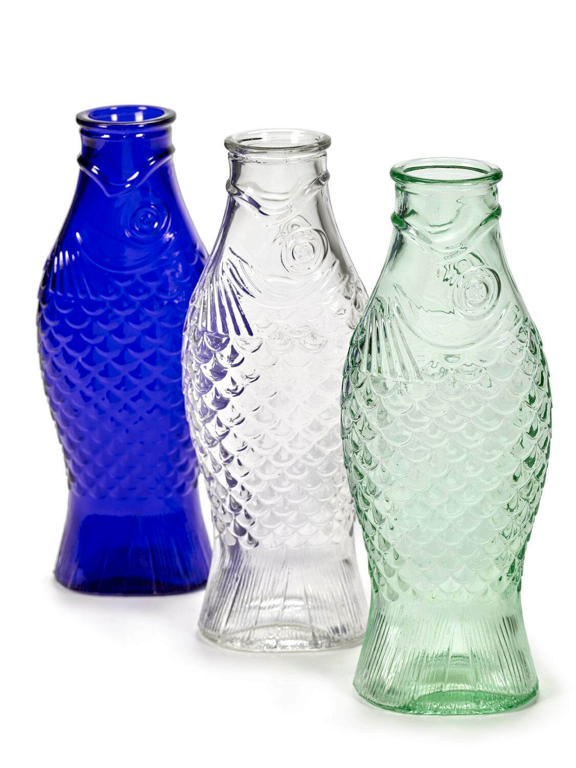 SERAX Transparent Green Fish & Fish Carafe Serax