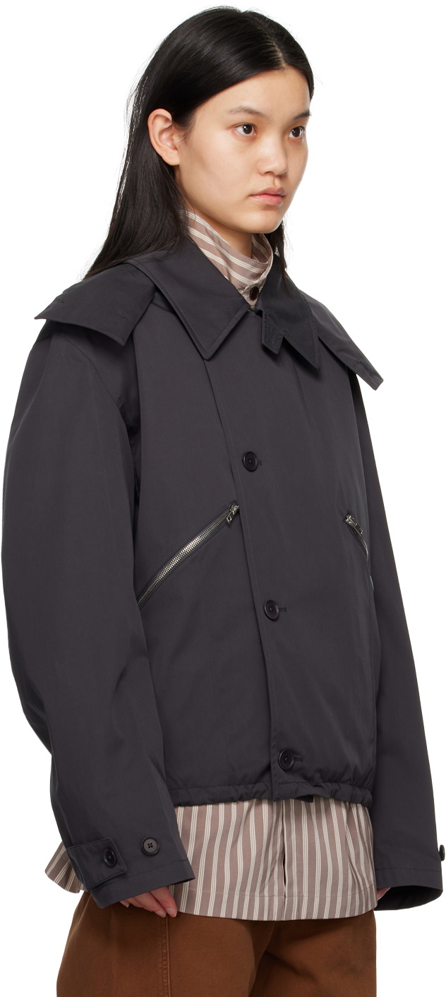 LEMAIRE Gray Boxy Jacket Lemaire