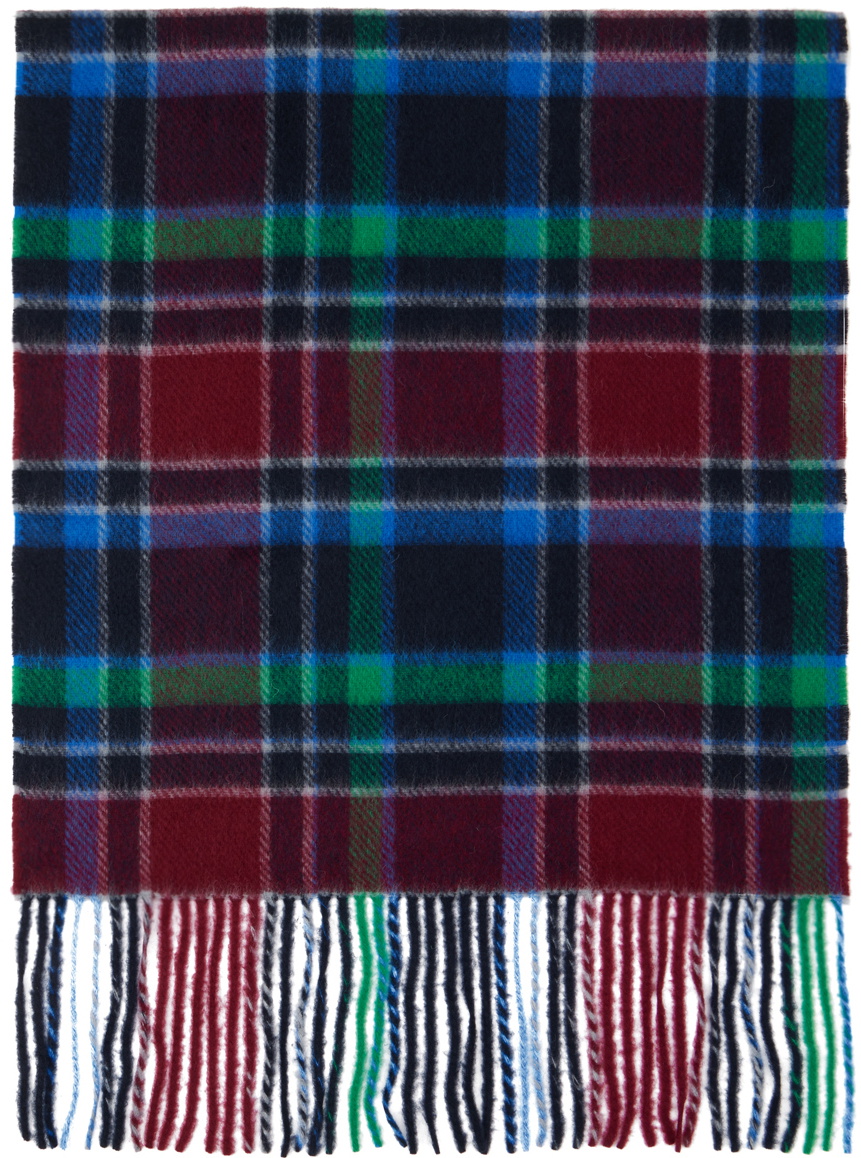 ADER error Red & Blue Check Scarf ADER error