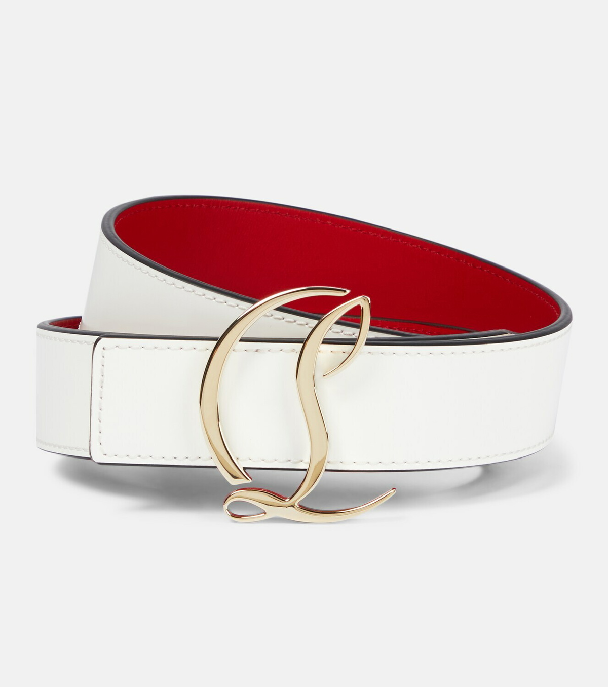 Christian Louboutin CL logo leather belt Christian Louboutin