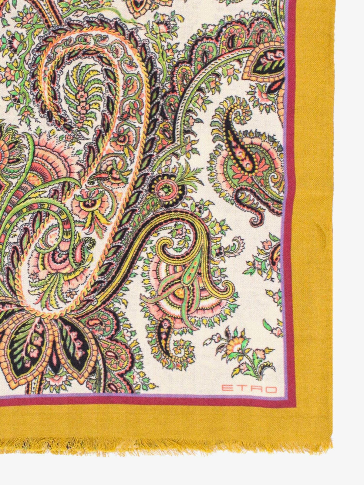 Etro Scarf Multicolor Mens Etro