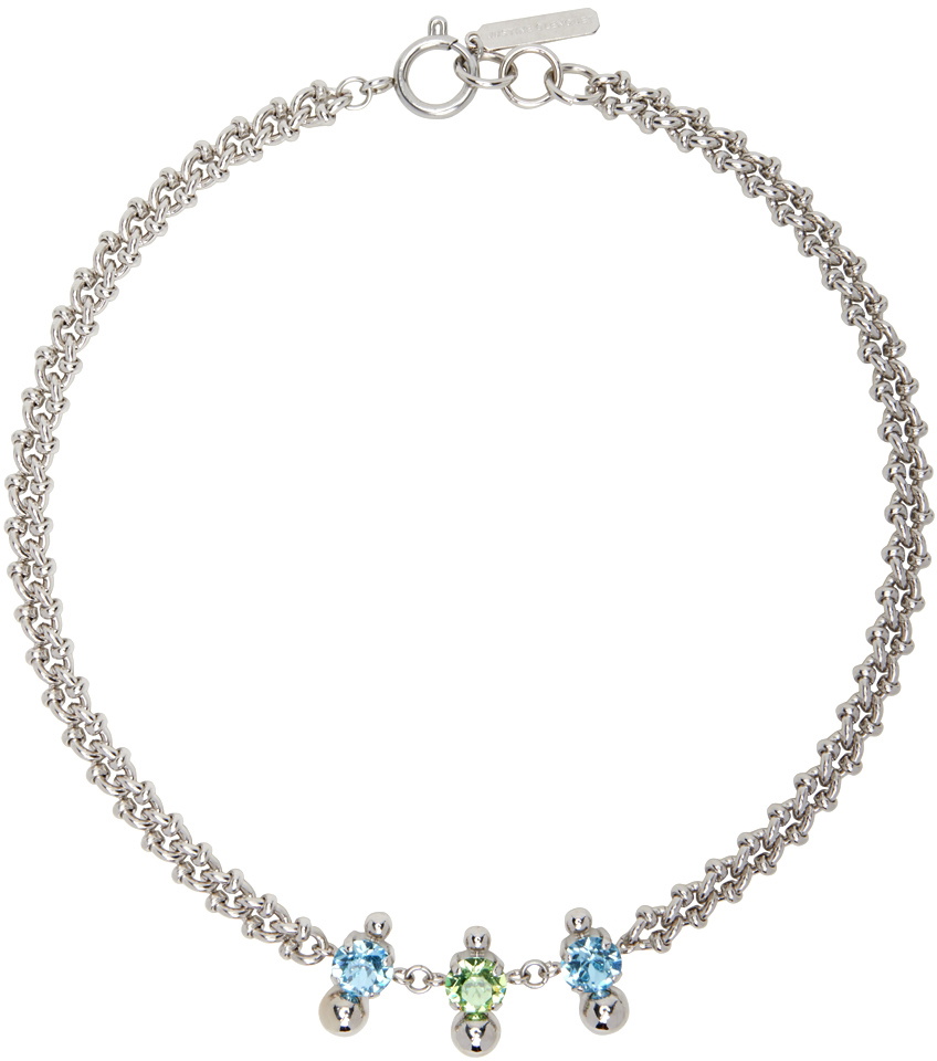Justine Clenquet Silver Jackie Choker Justine Clenquet