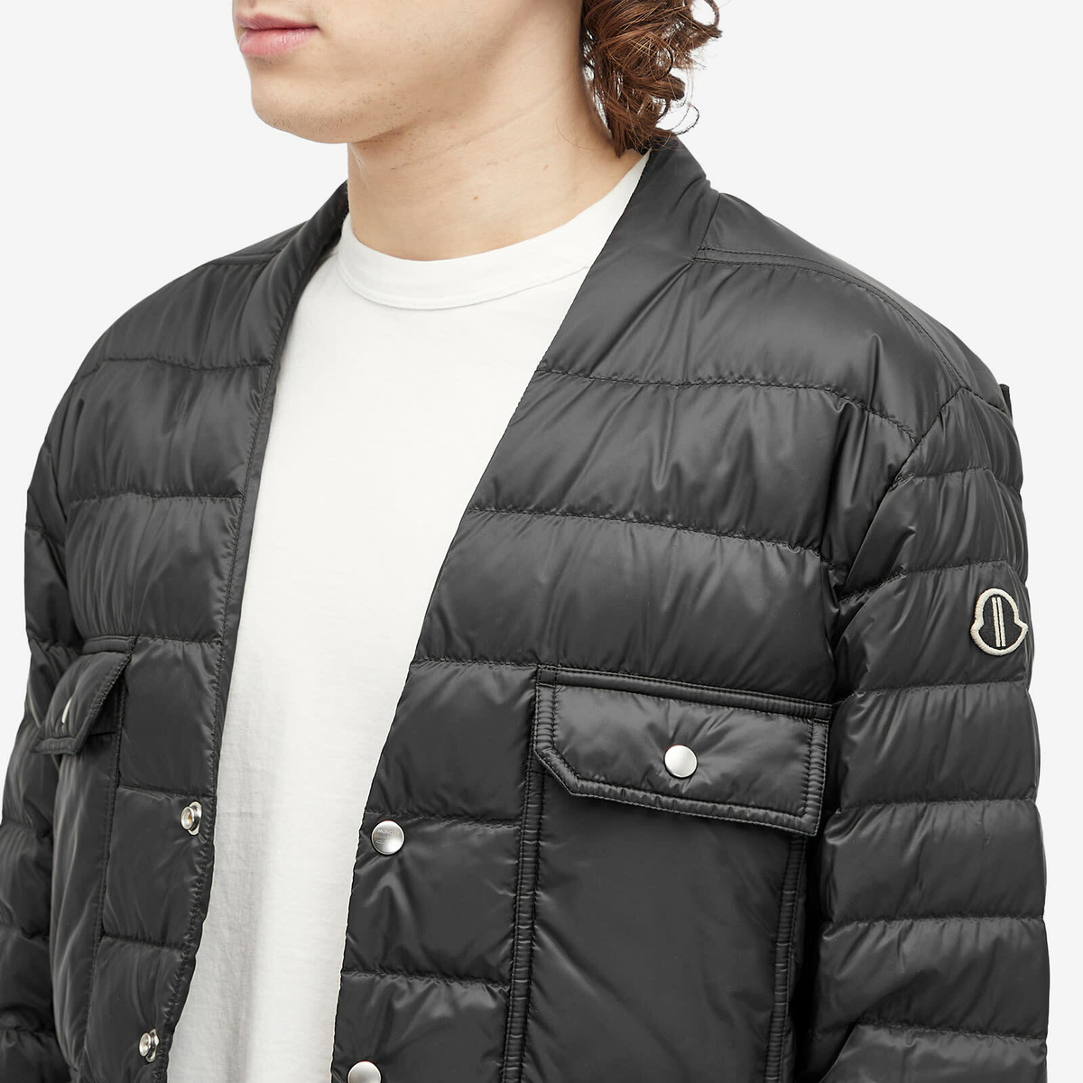 Rick Owens Men's x Moncler Outershirt in Black Rick Owens