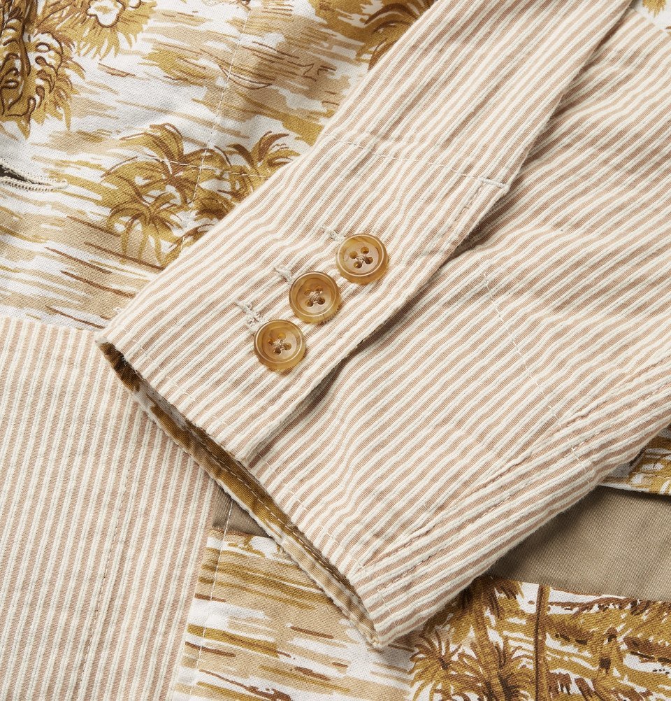 Engineered Garments - Patchwork Cotton Jacket - Beige Engineered Garments