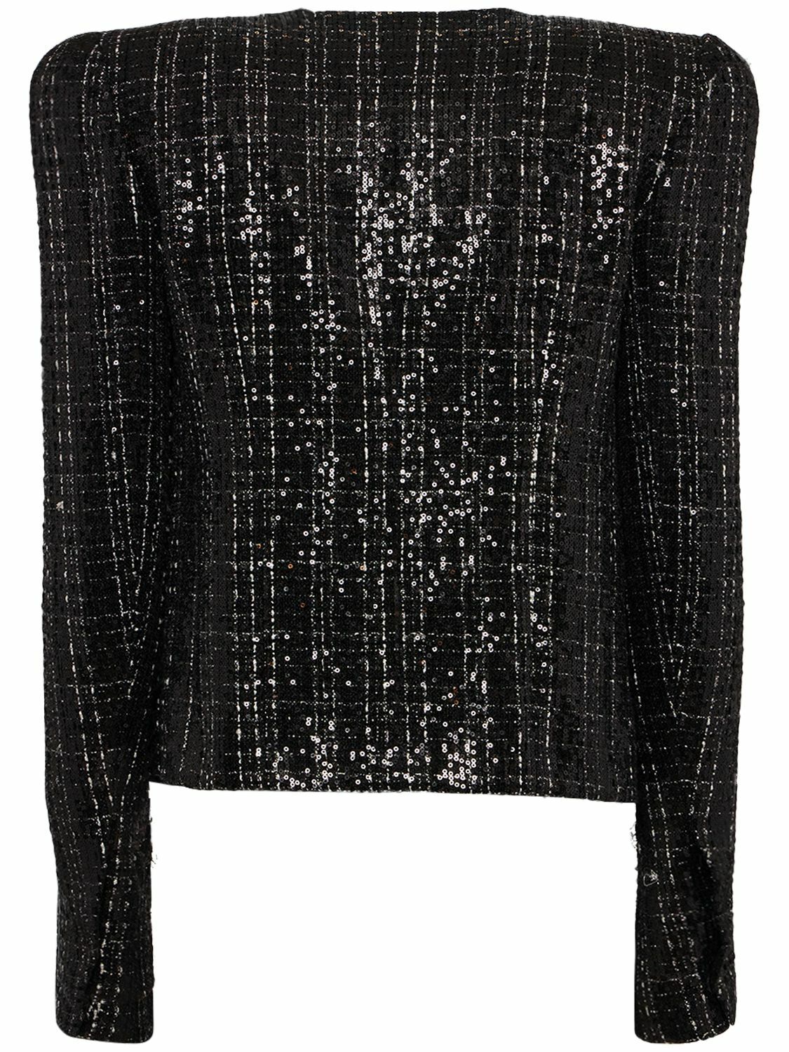 BALMAIN - Glittered Tweed Jacket Balmain