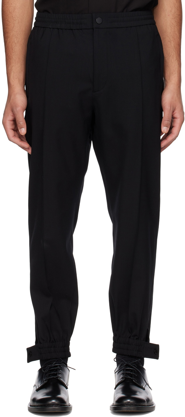 Solid Homme Black Jogger Trousers Solid Homme