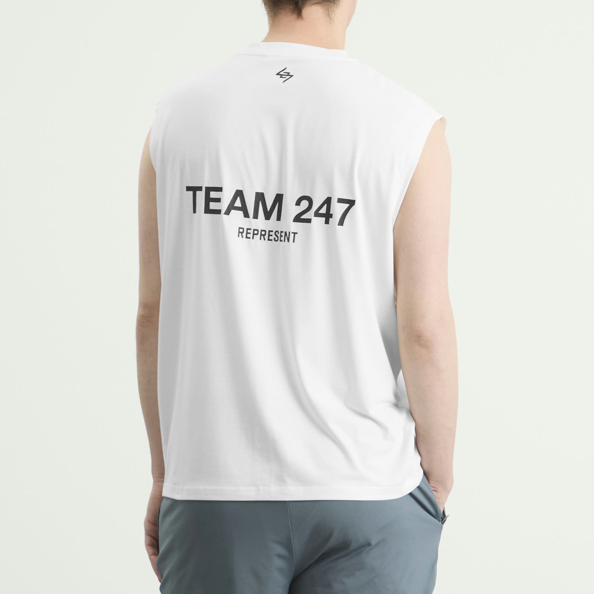 Represent 247 Men's Represent Team 247 Oversized Tank in Flat White ...