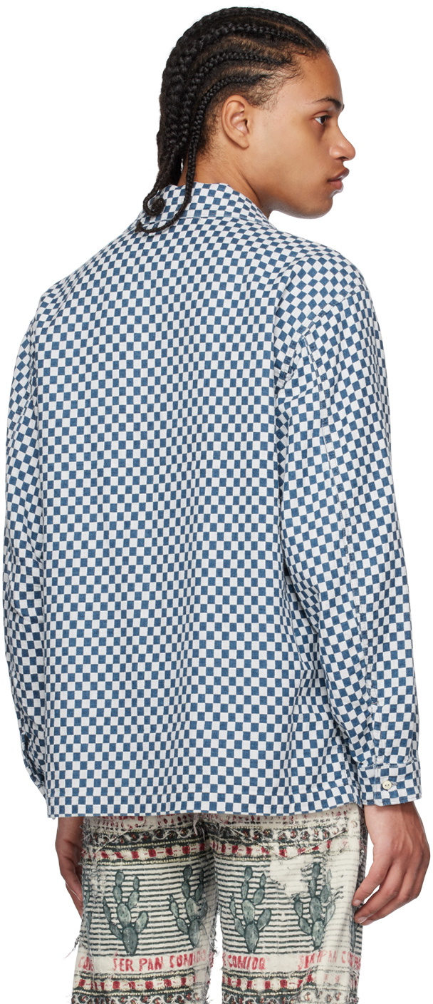 Kuro Blue Check Shirt Kuro