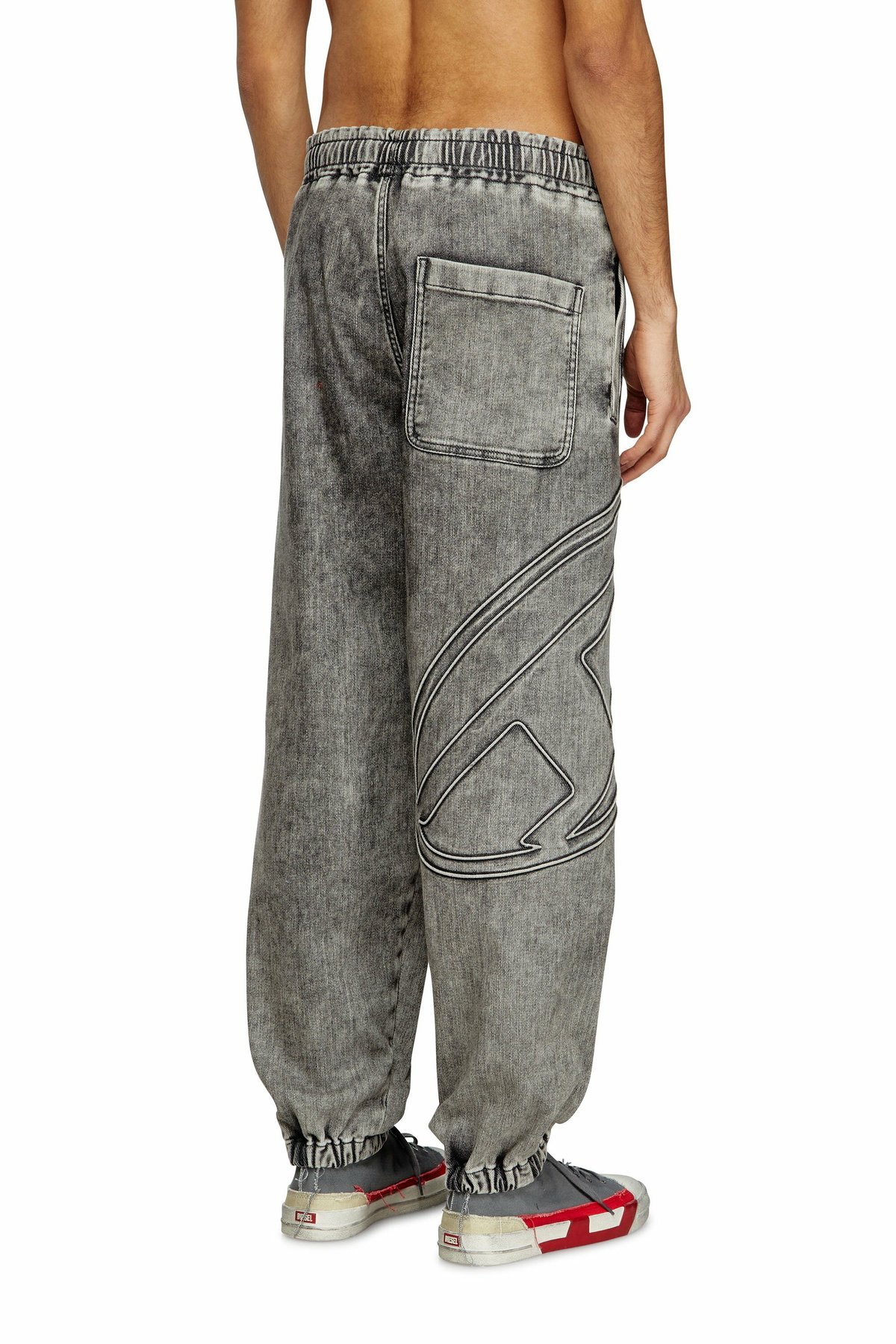 Diesel Slim D-Pint Track Denim - Jeans - Unisex - Black Diesel