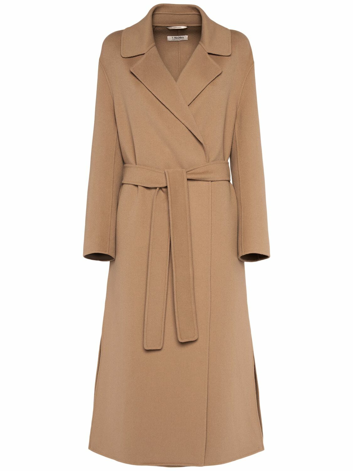 'S MAX MARA Livia Belted Wool Long Coat S Max Mara