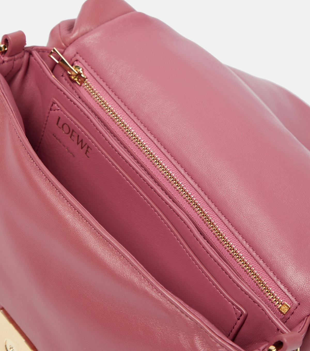 Loewe - Goya Puffer Small leather shoulder bag Loewe