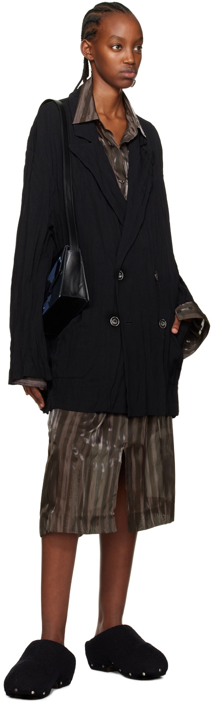 Acne Studios SSENSE Exclusive Black Blazer Acne Studios