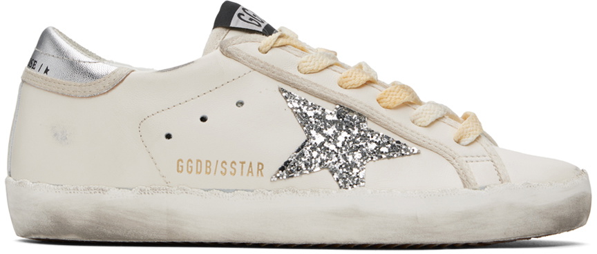 Golden Goose White Super-Star Sneakers Golden Goose Deluxe Brand