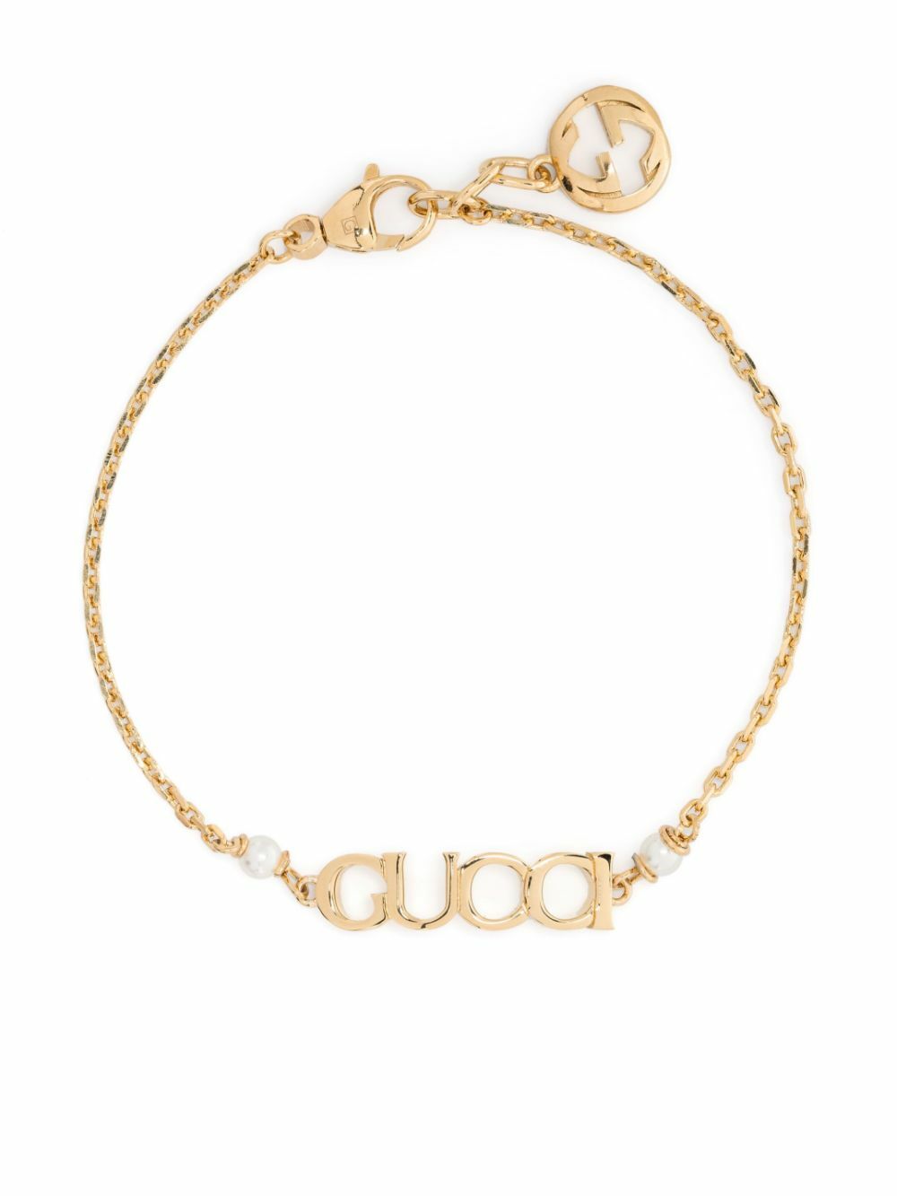 Gucci Gold-Tone Gucci Letter Bracelet Gucci