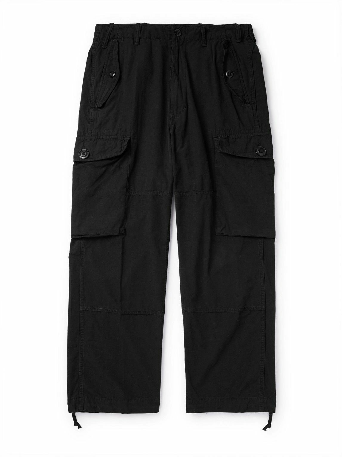 Polo Ralph Lauren - Straight-Leg Cotton-Ripstop Cargo Trousers - Black Polo Ralph Lauren