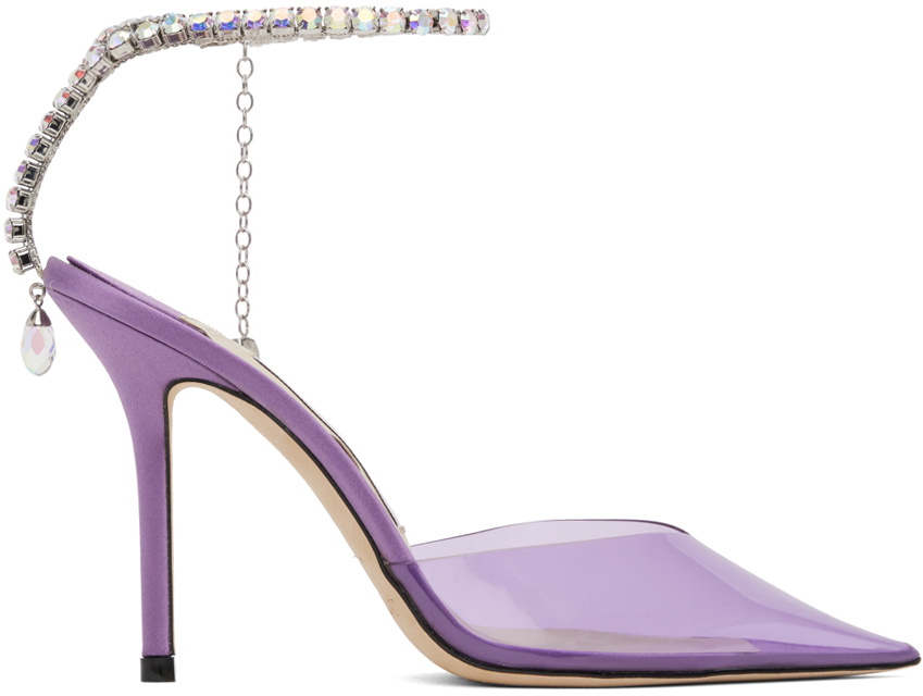 Jimmy Choo Purple Saeda 100 Heels Jimmy Choo