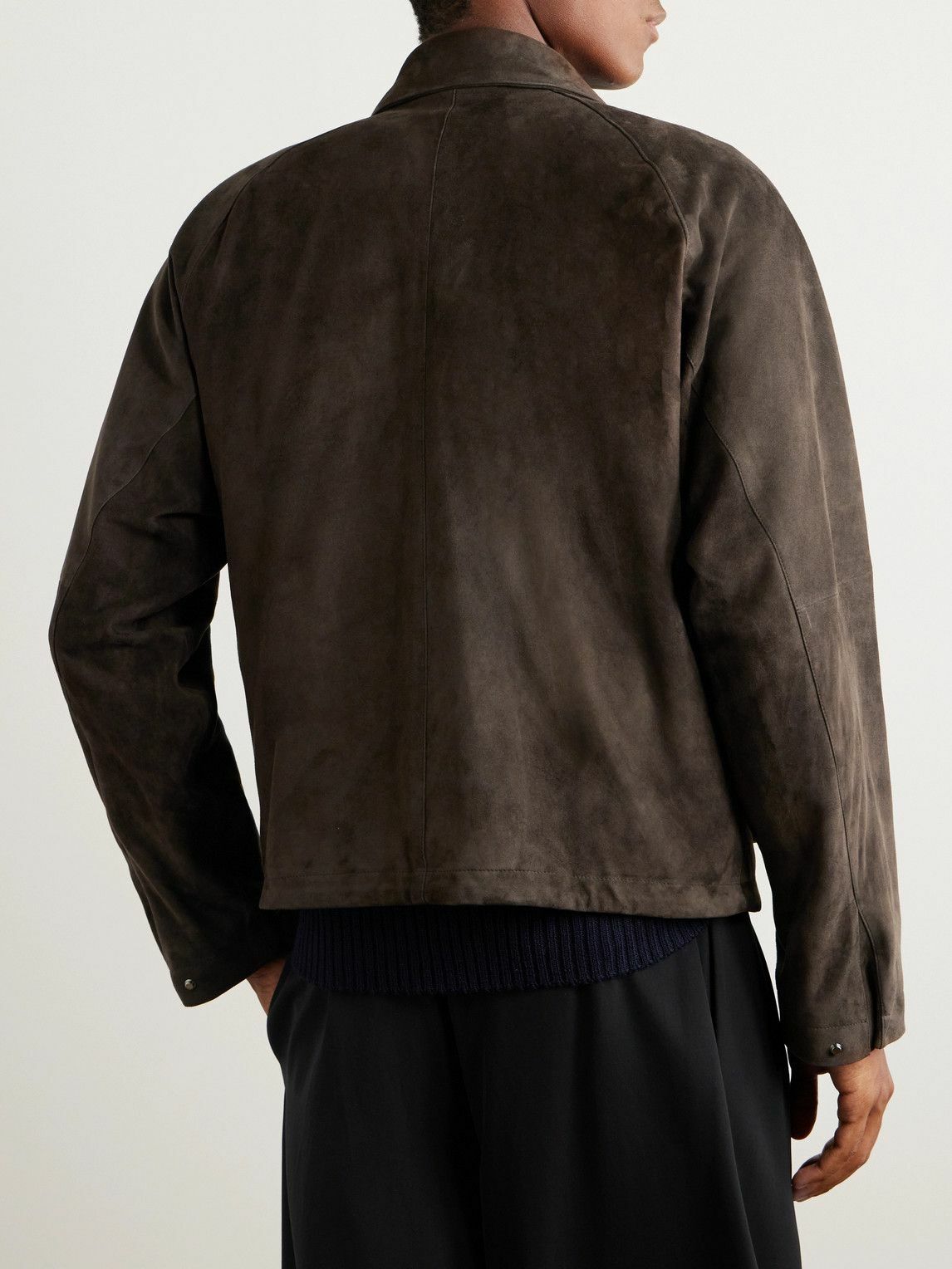 Stòffa - Suede Field Jacket - Brown STÒFFA