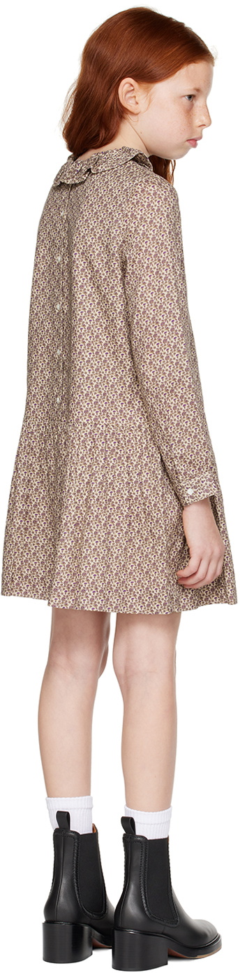 Bonpoint Kids Taupe Mariela Dress Bonpoint