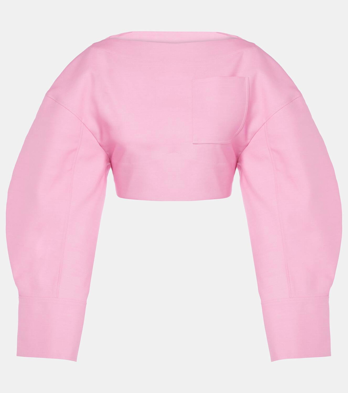 Jacquemus Casaco wool and silk crop top Jacquemus