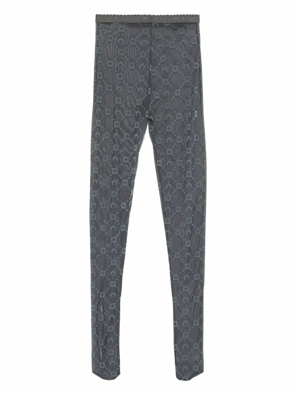 Marine Serre Moonogram-Pattern Tights Marine Serre