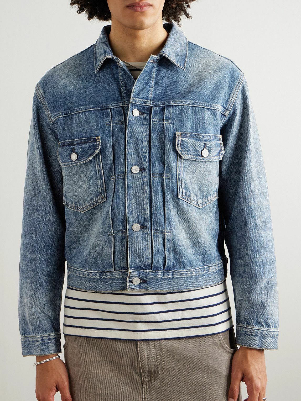 Polo Ralph Lauren - Cropped Denim Trucker Jacket - Blue Polo Ralph Lauren