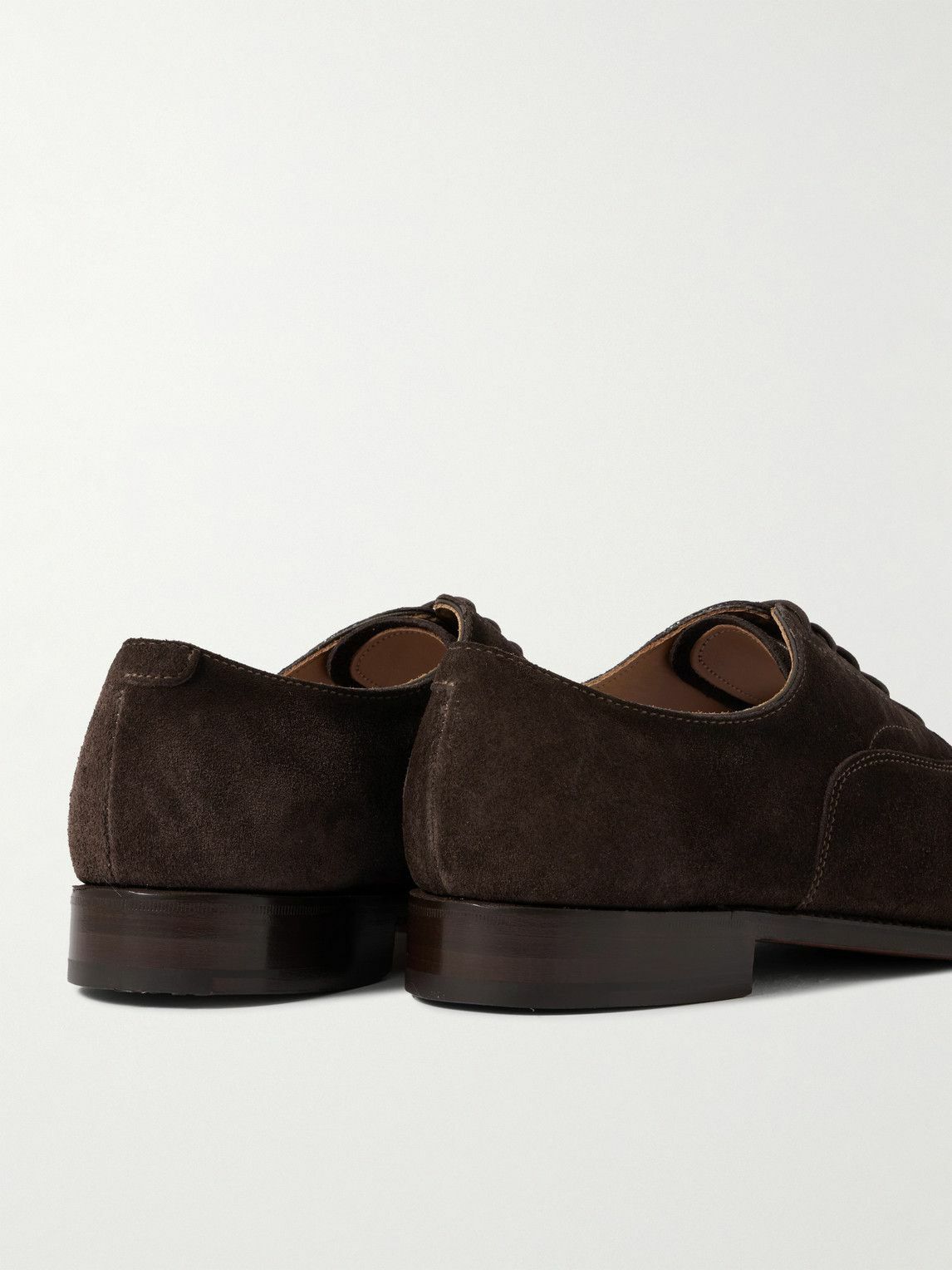 Grenson - Cambridge Suede Oxford Shoes - Brown Grenson