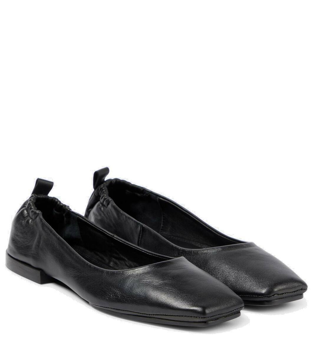 Souliers Martinez Montjuic leather ballet flats Souliers Martinez