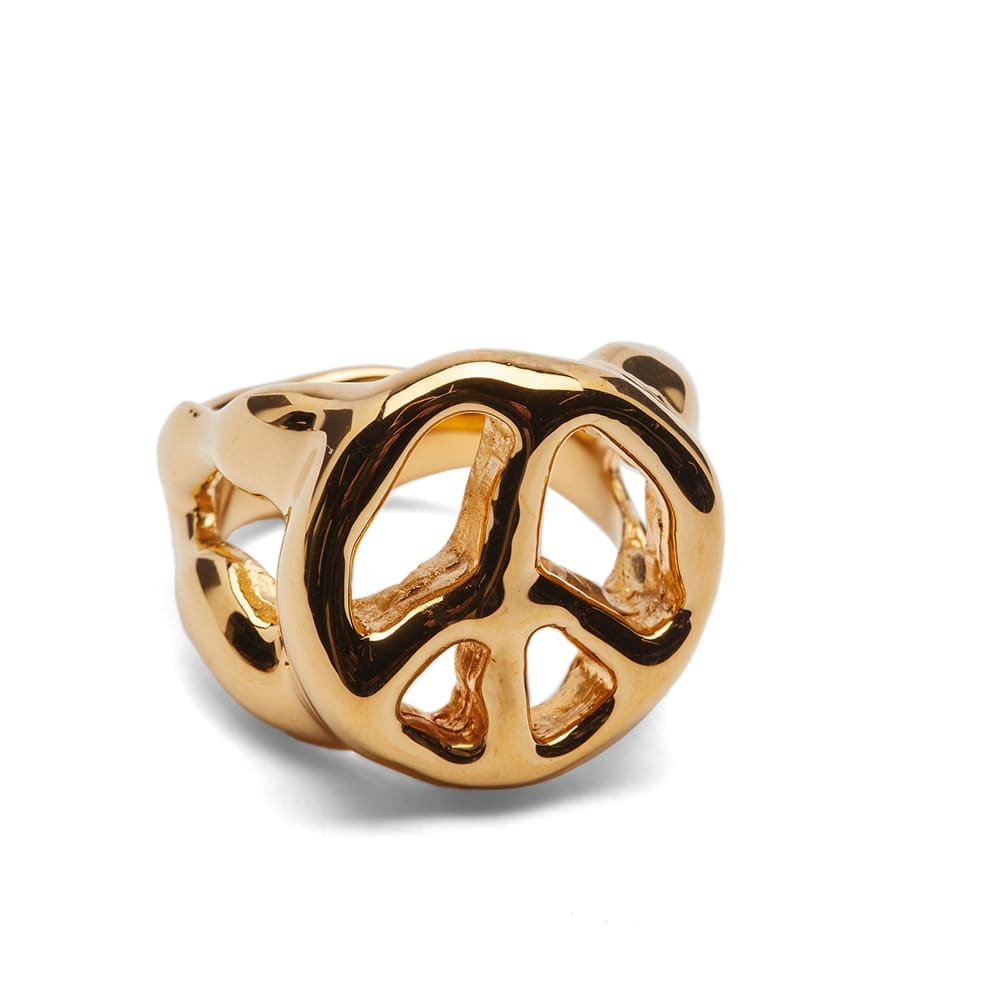 Ambush Men's Peace Ring in Gold Ambush