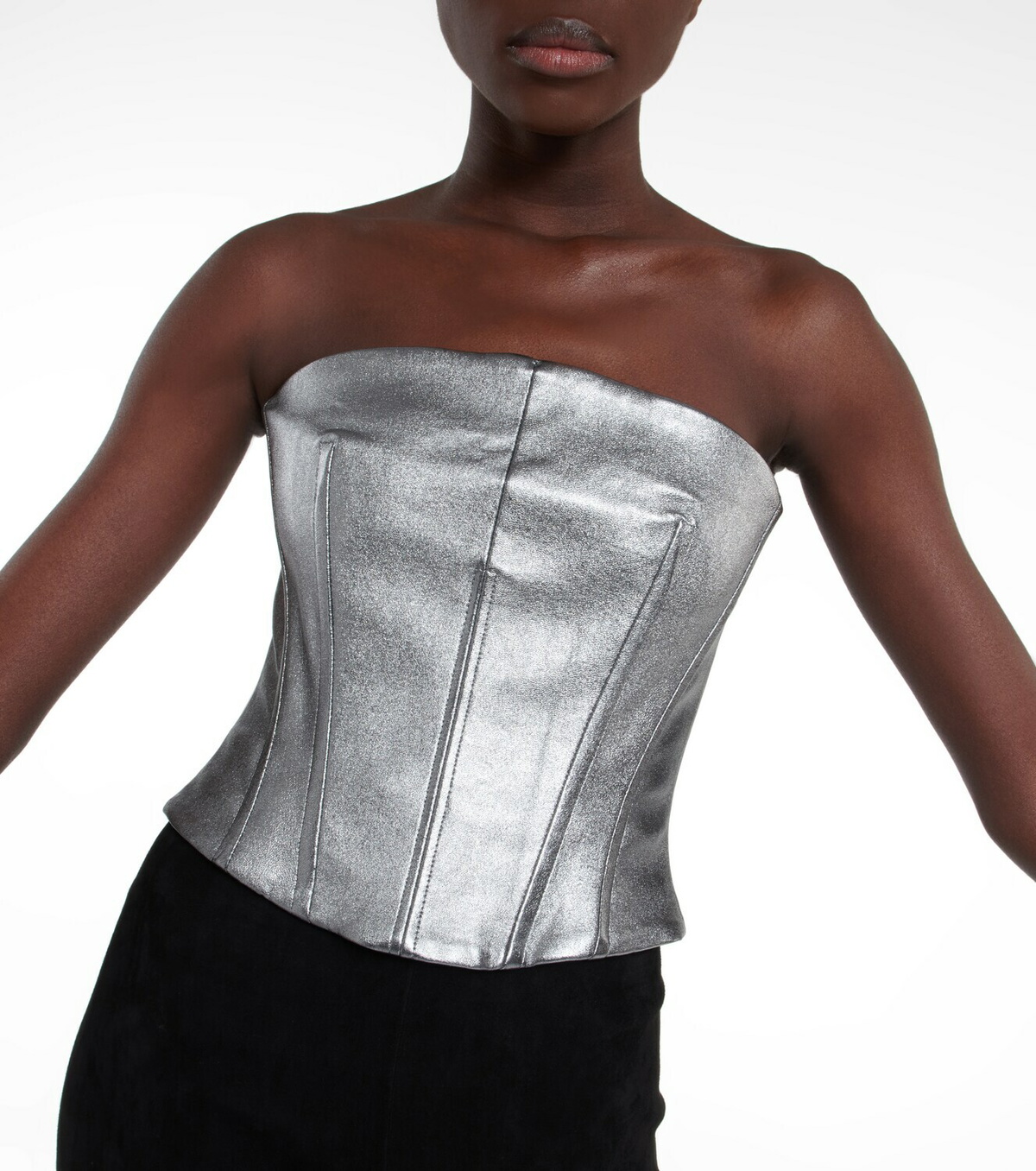 Stouls Leather bustier top Stouls