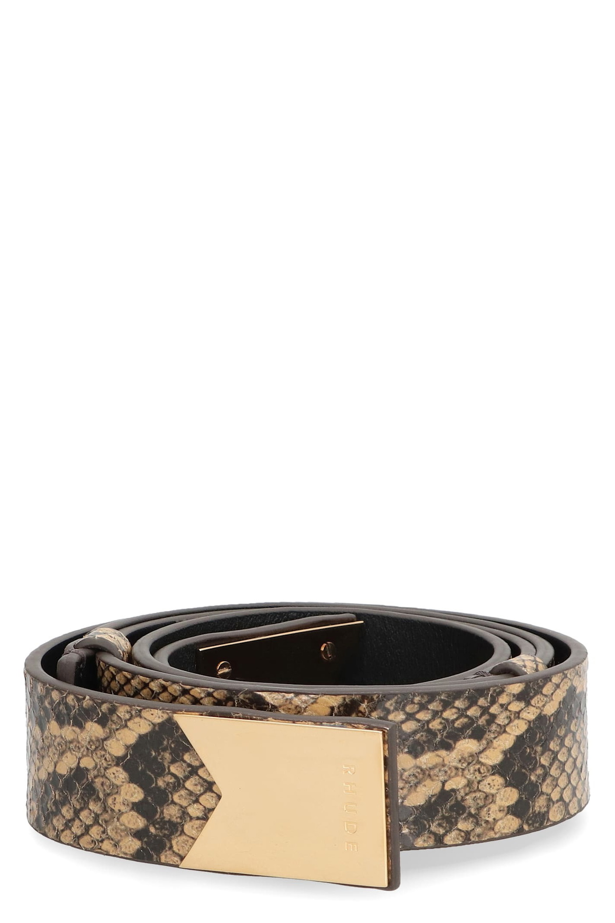 Rhude Printed Leather Belt Rhude