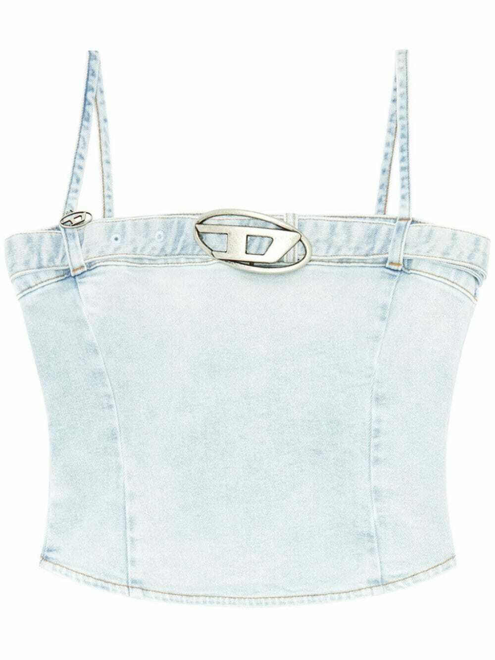 DIESEL - Logo Denim Top Diesel
