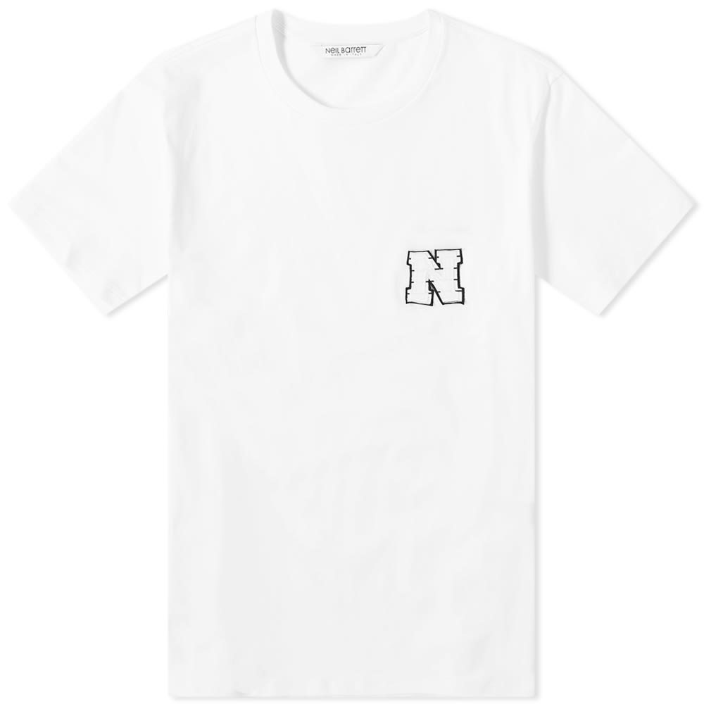 Neil Barrett Applique Patch N Tee Neil Barrett