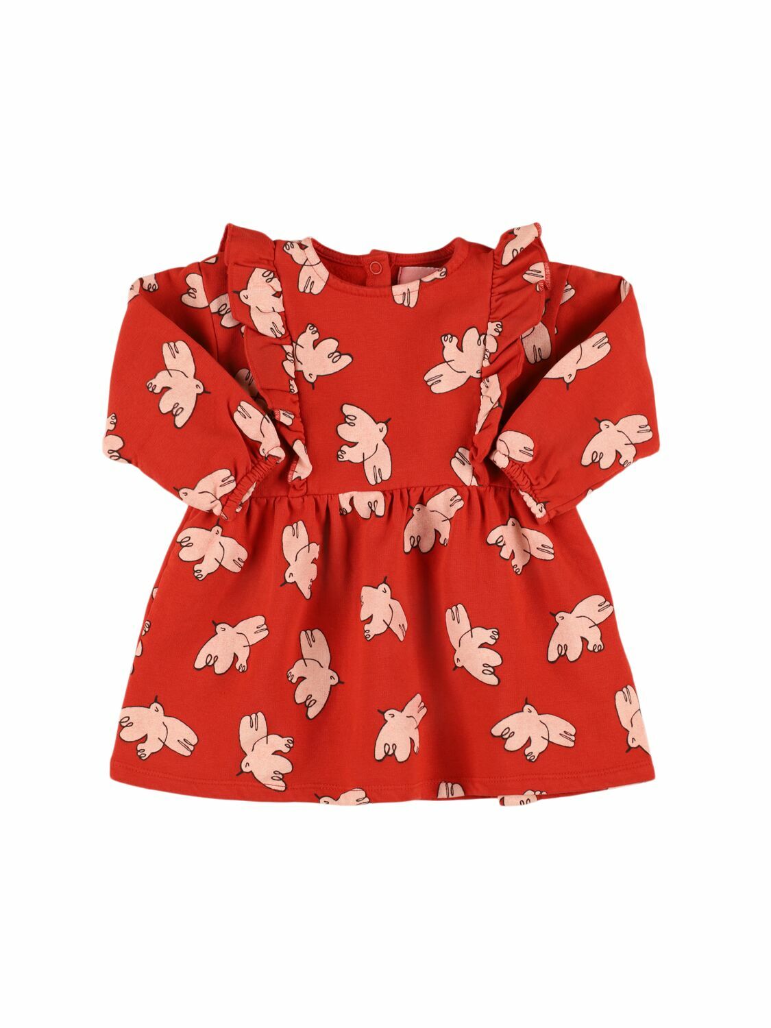 BOBO CHOSES Bird Print Organic Cotton Dress Bobo Choses