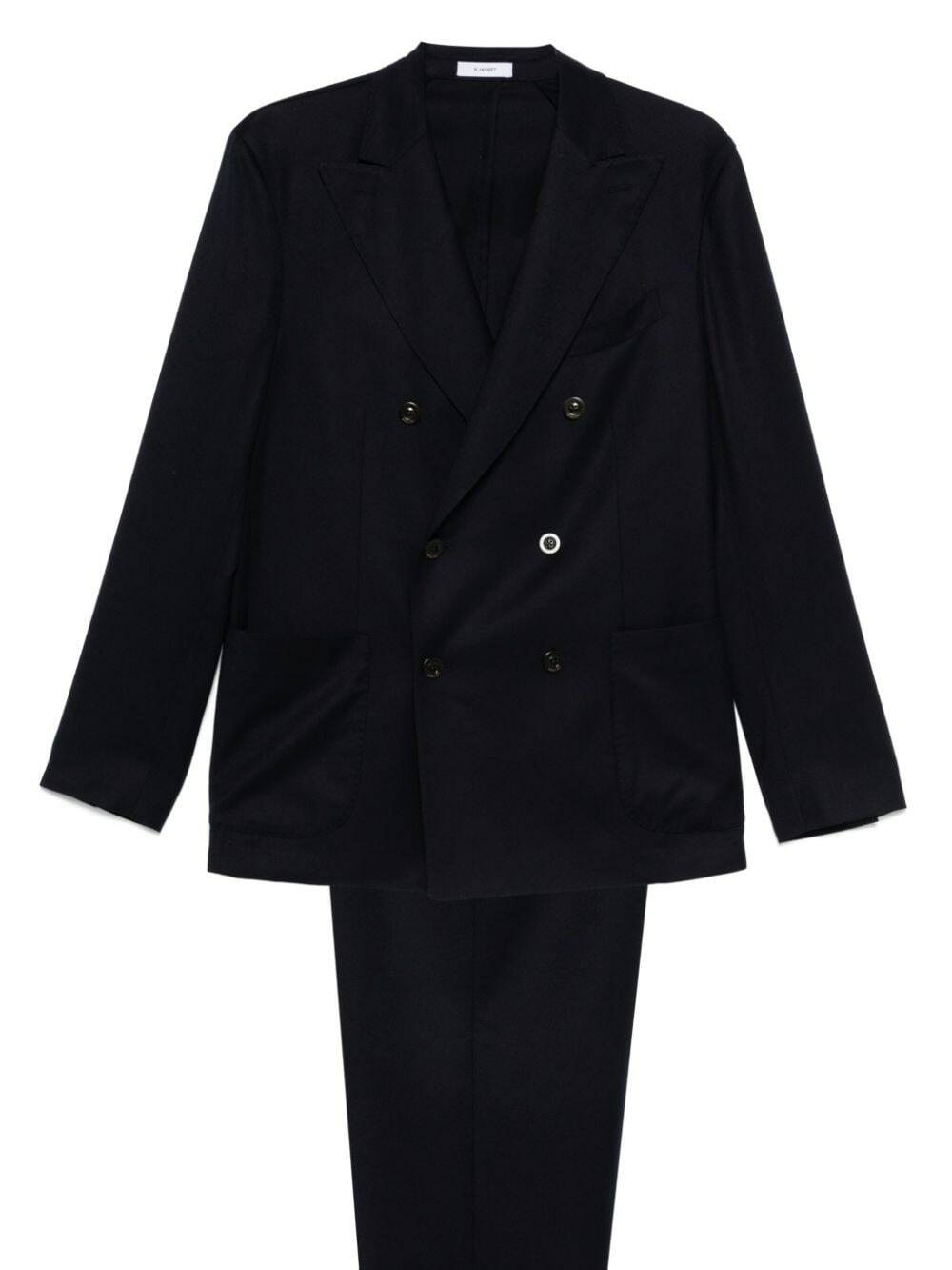 BOGLIOLI - Wool Blend Single-breasted Suit Boglioli