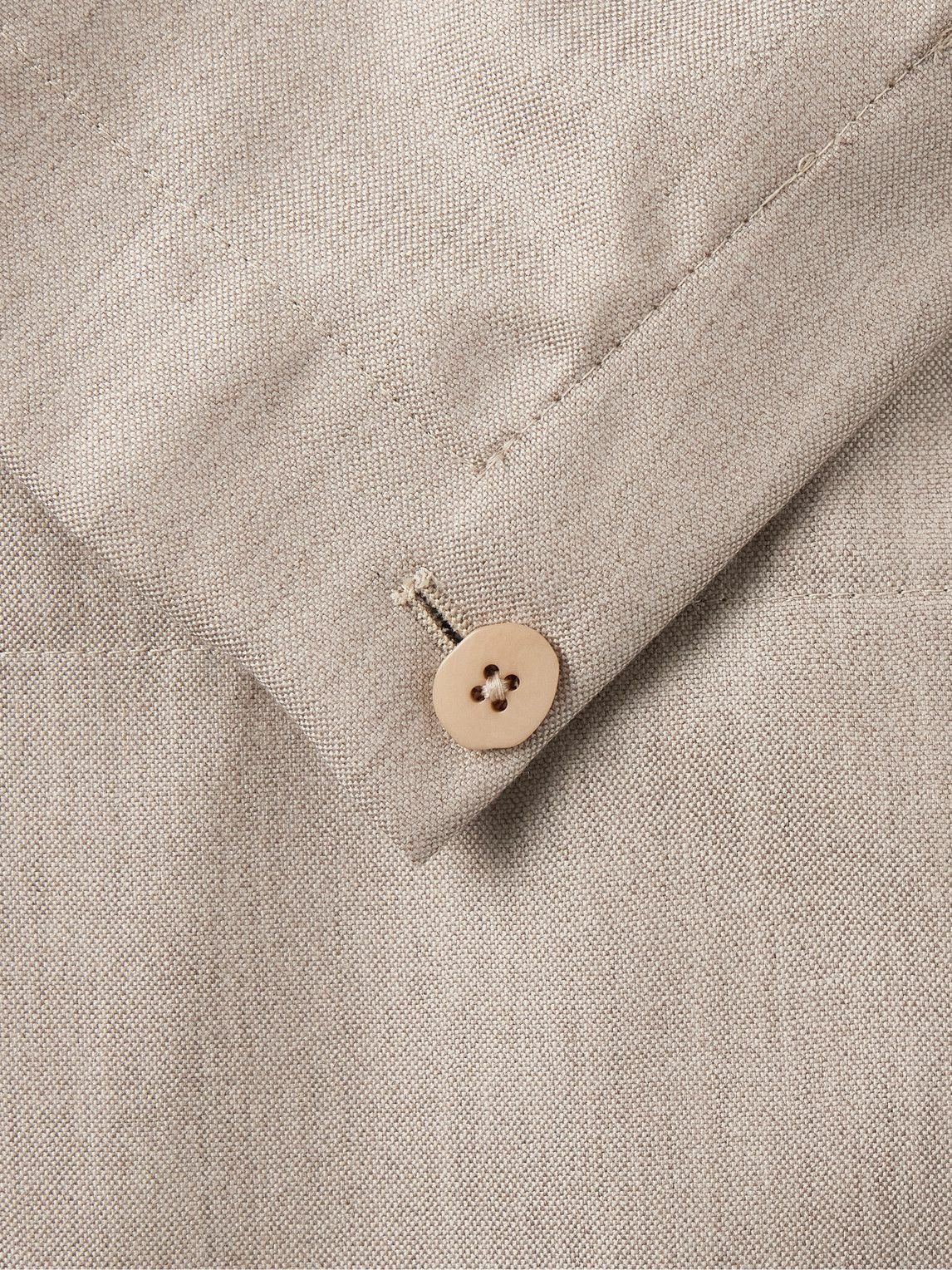 Stòffa - Double-Breasted Cashmere Suit Jacket - Neutrals STÒFFA