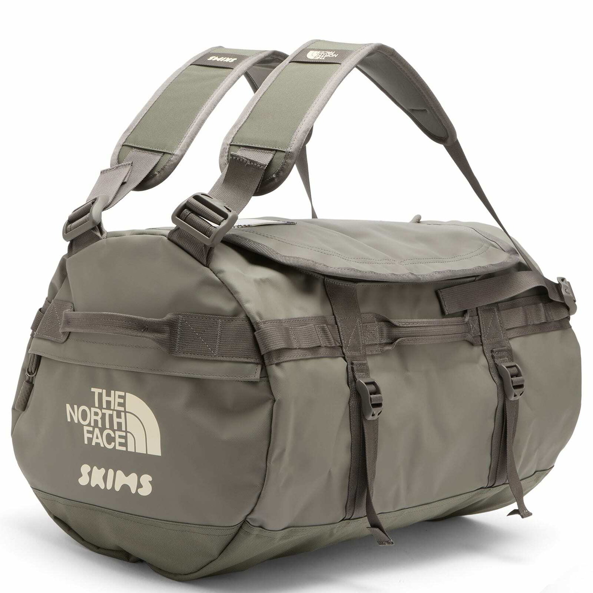 The North Face Women's x SKIMS Base Camp Duffel - S in Sk Gunmetal The ...