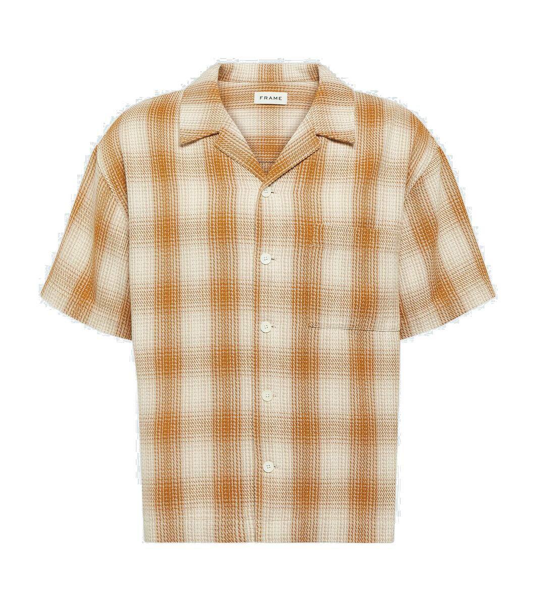 Frame Plaid cotton shirt Frame Denim