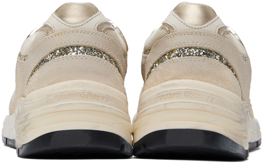Golden Goose Beige Dad-Star Sneakers Golden Goose Deluxe Brand