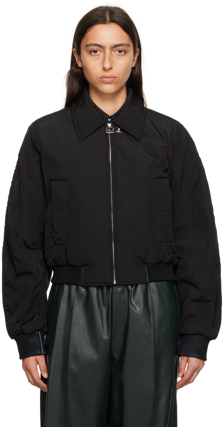 Wooyoungmi Black Padded Bomber Jacket Wooyoungmi