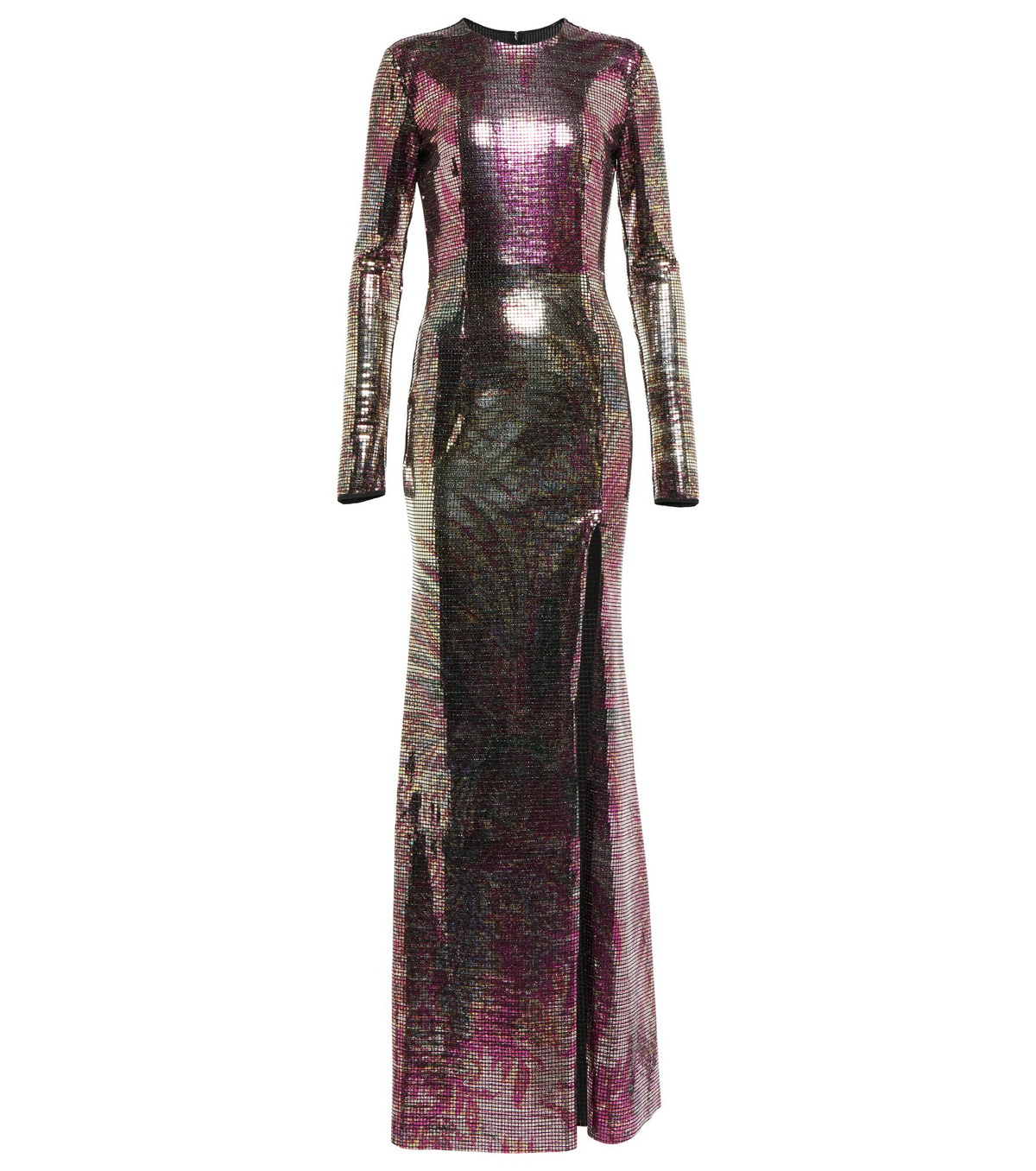 Etro - Printed microfoil maxi dress Etro