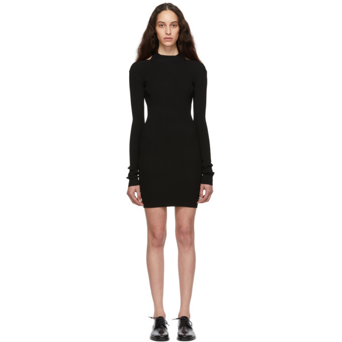 Helmut Lang Black Open Back Dress Helmut Lang