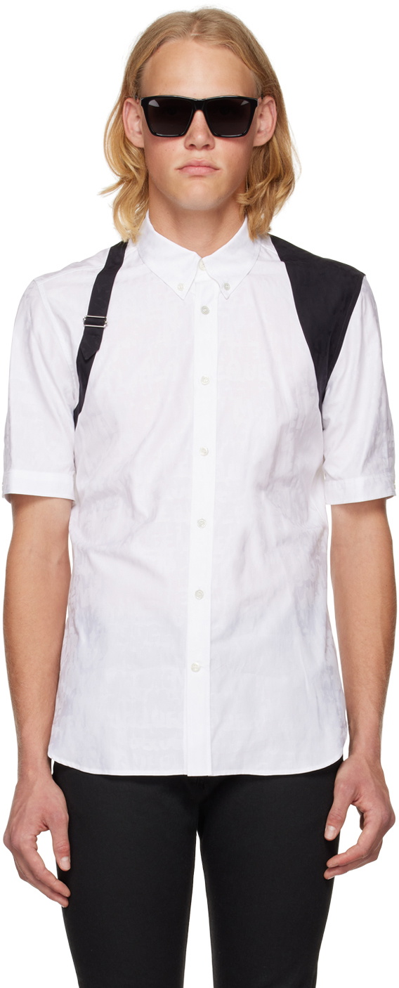 Alexander McQueen White Harness Shirt Alexander McQueen