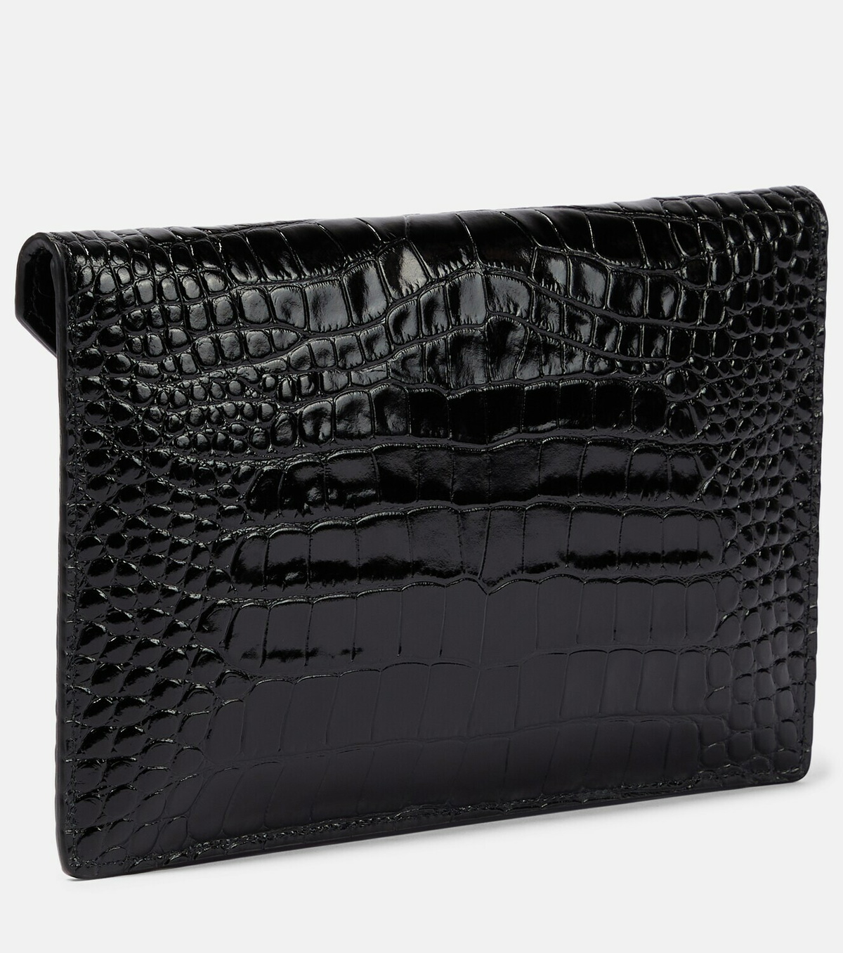 Vivienne Westwood Croc-effect leather clutch Vivienne Westwood