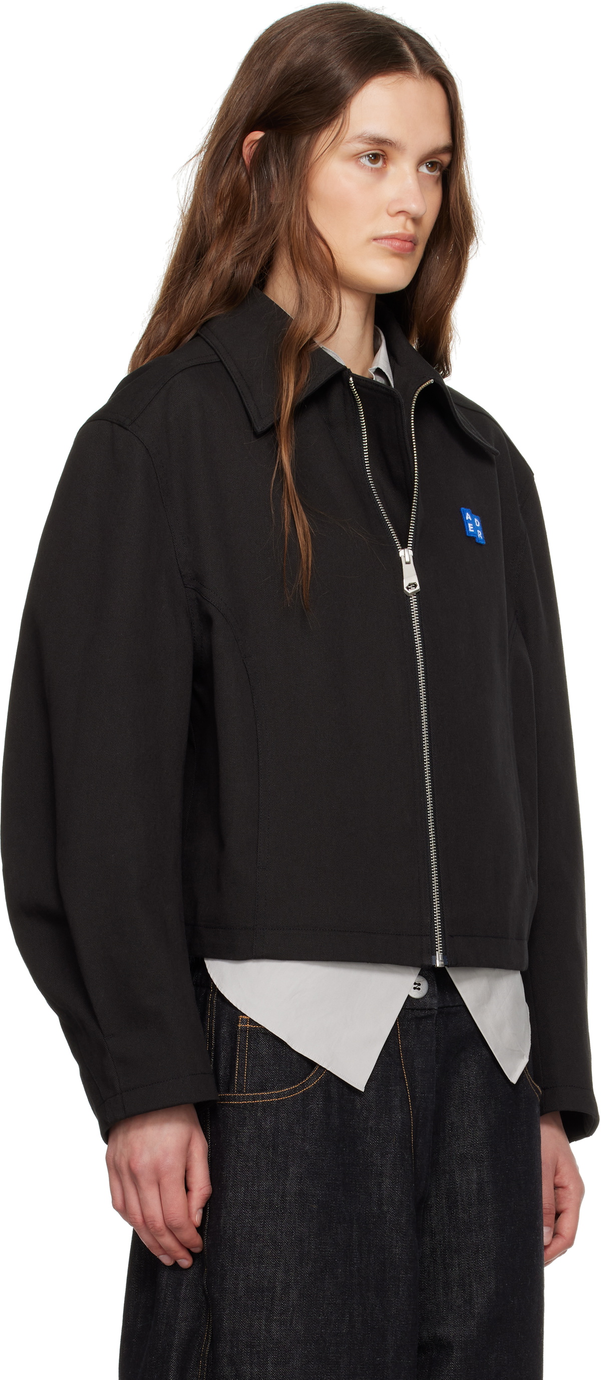 ADER error Black Zip Up Jacket ADER error